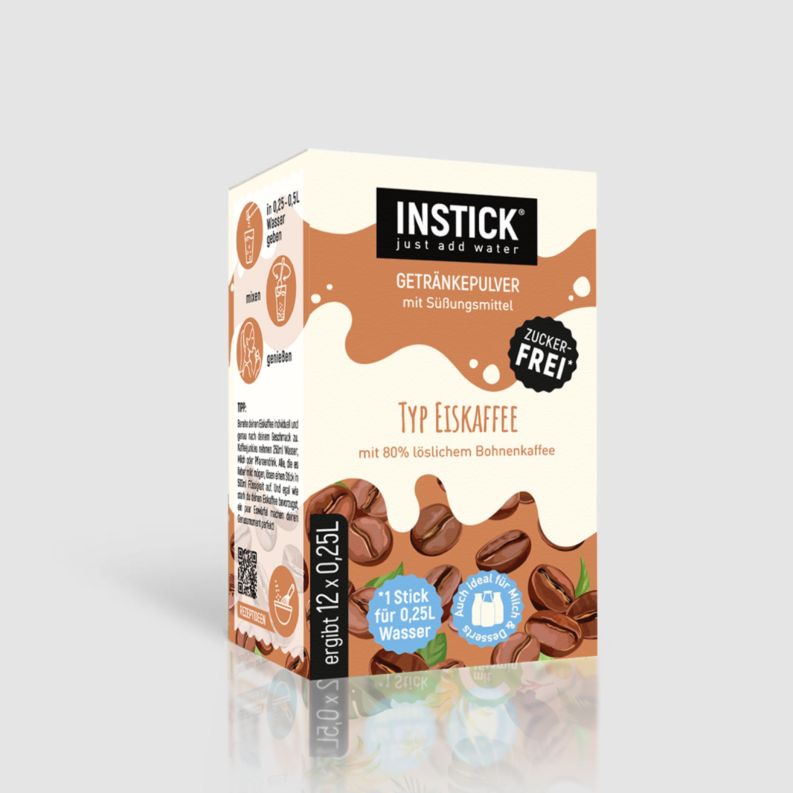 INSTICK ΡΟΦΗΜΑ ΣΕ ΣΚΟΝΗ ΓΙΑ 0,5lt ICED COFFEE (12 x σακουλάκι 2,5g)