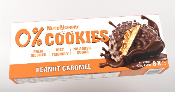 NUTRIYUMMY COOKIE PEANUT CARAMEL 128g